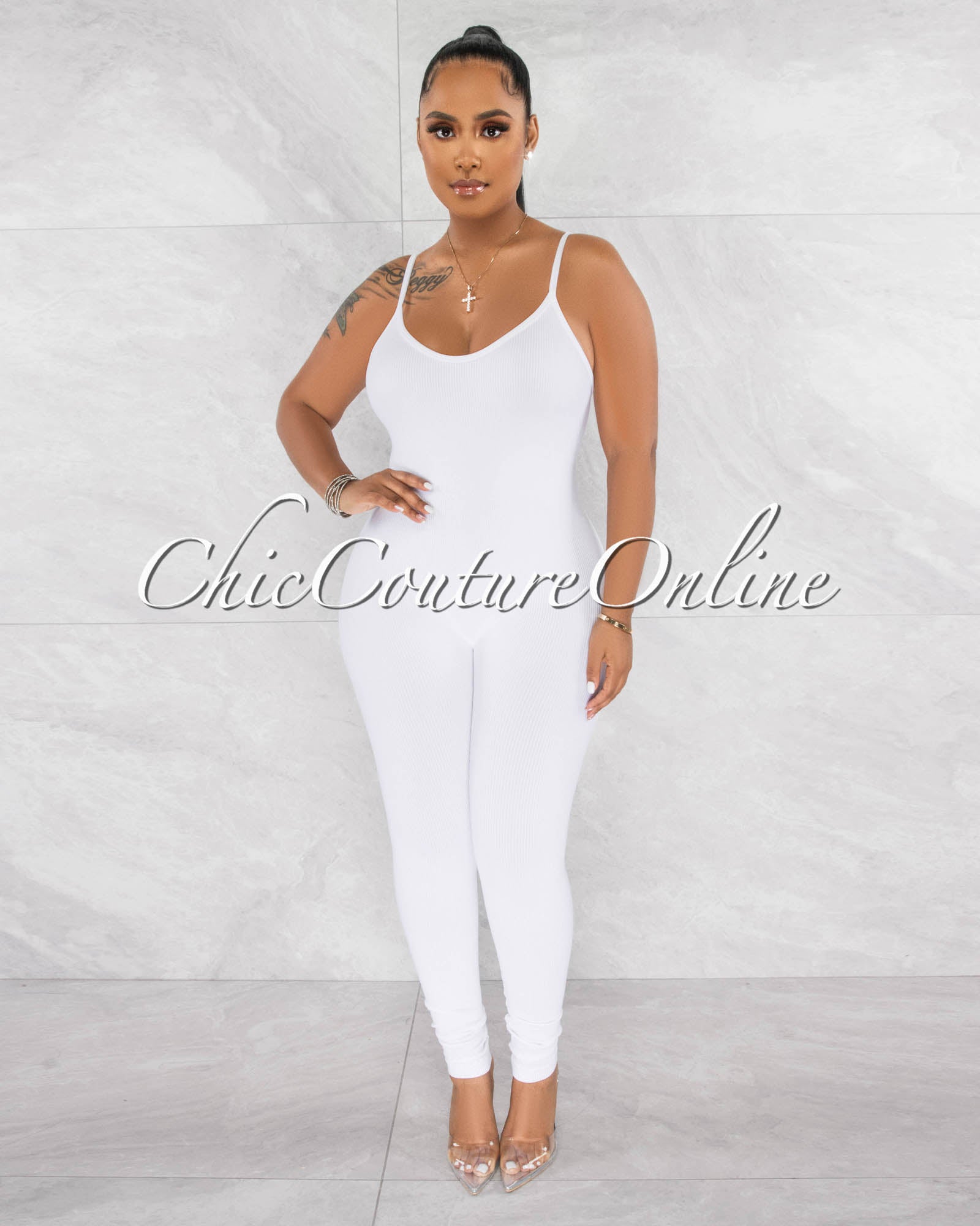 Dynamic Black Seamless Body-Con Jumpsuit – Chic Couture Online